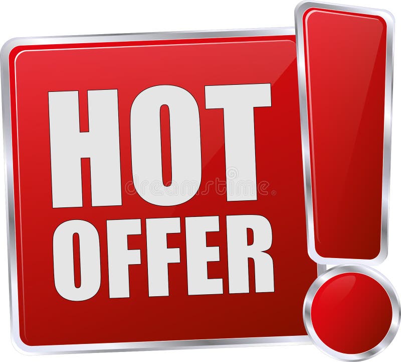 Hot Offer Design for Button Sign Icon Stock Vector - Illustration of ...