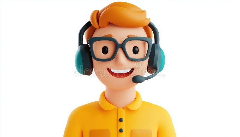 Hot Operator Provides Global Technical Support 24/7 in Customer Service ...