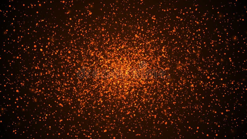 Hot Particles Abstract Background Stock Illustration - Illustration of ...