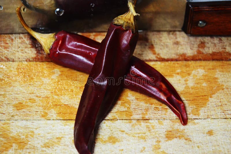 Hot Pepper. Dry Red Pepper. Background Stock Image - Image of plant ...