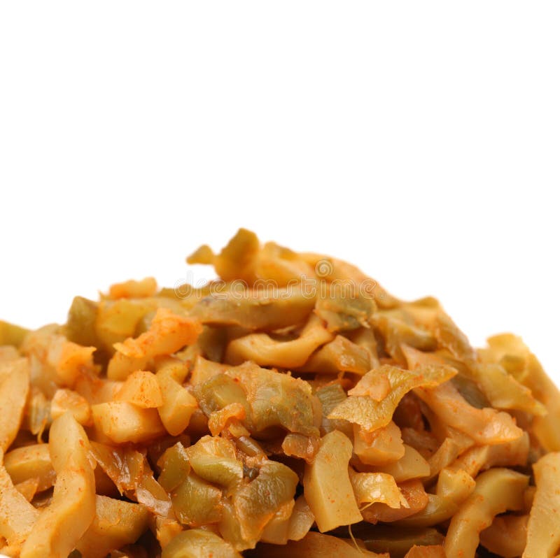 Hot pickled mustard tuber stock photo. Image of preserved - 34878724