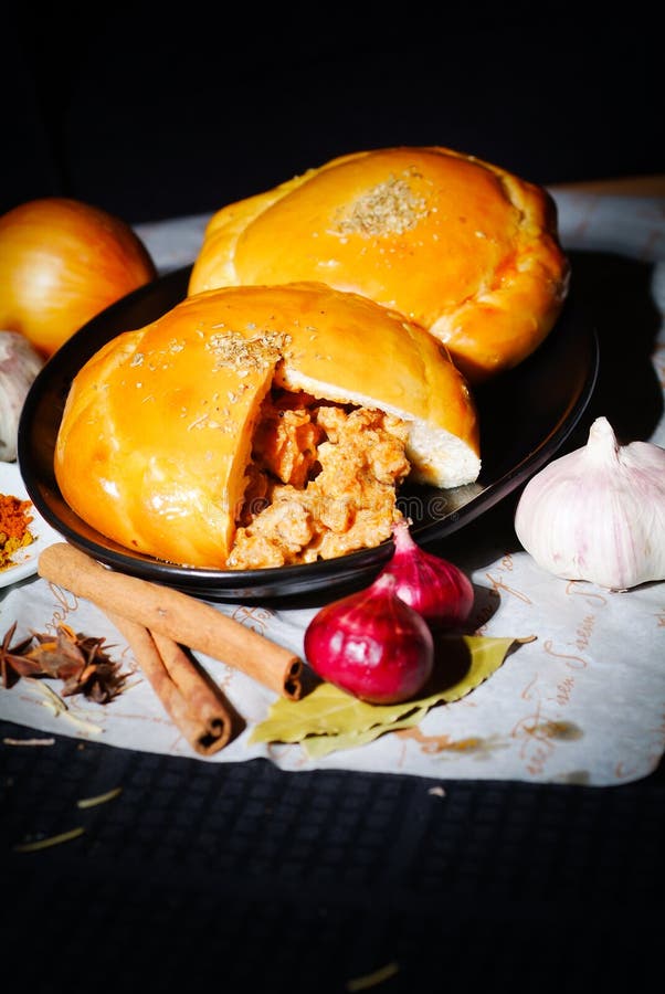 A hot pie stock image. Image of golden, nutritious, crust - 23761337