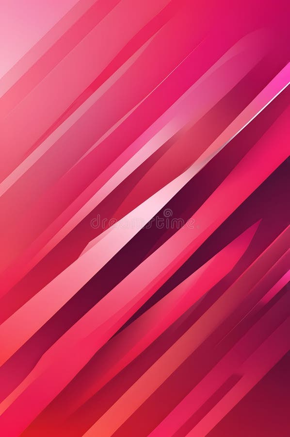 Hot Pink and Scarlet Red Gradient with Sharp Lines and Layered ...