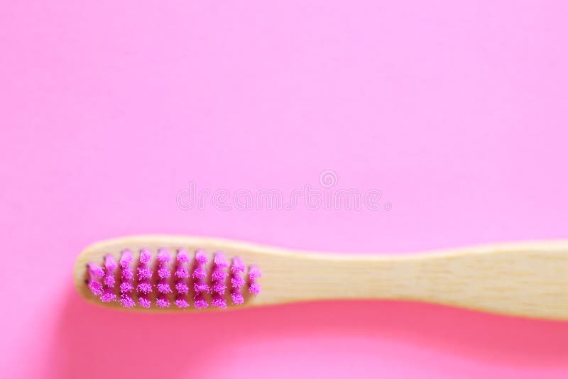 Hot pink toothbrushing stock image. Image of color, environment - 135487115