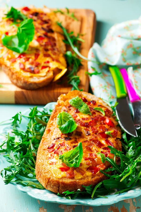 Hot pizza sandwich stock image. Image of cheese, baked - 87974277