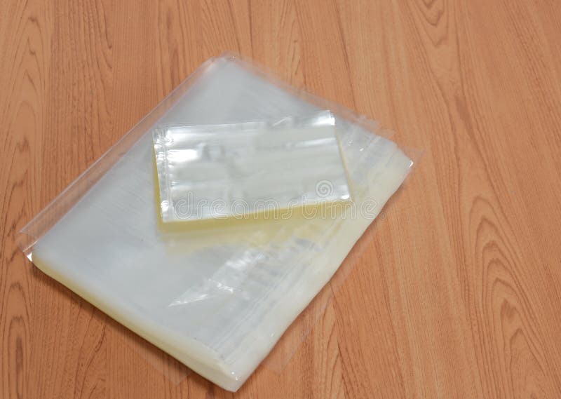 Hot Plastic Bag Other Size on Table Stock Photo - Image of plastic ...