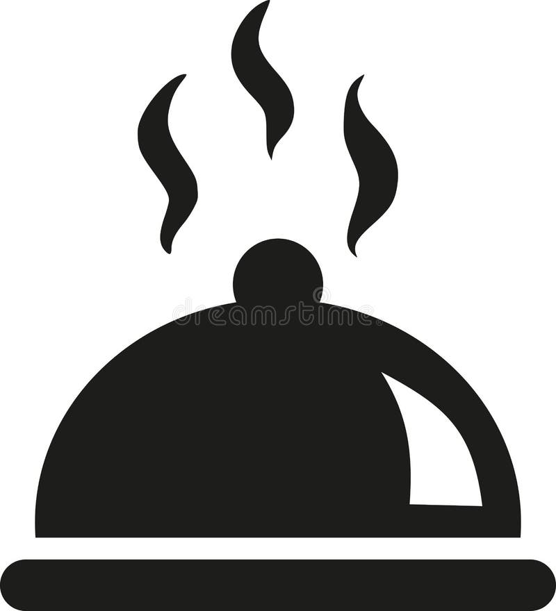 Hot plate vector stock vector. Illustration of silhouette - 107165820