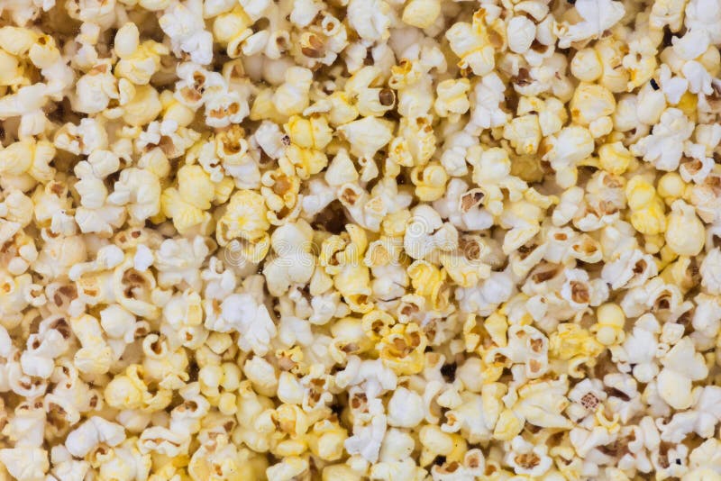 Yellow Popcorn background stock photo. Image of snack - 124453144