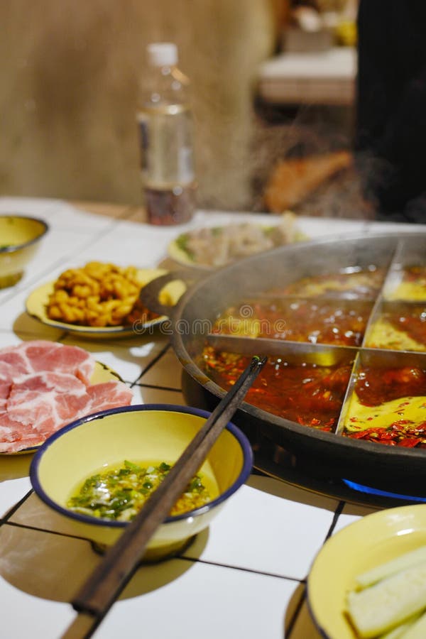 Hot pot stock image. Image of food, chongqing, delicous - 109552117
