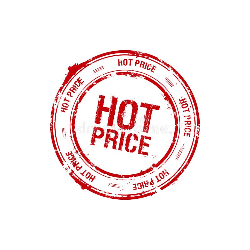 Hot price stamp stock vector. Illustration of seal, imprint - 19099794