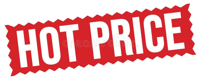 HOT PRICE Text Written on Red Stamp Sign Stock Illustration ...