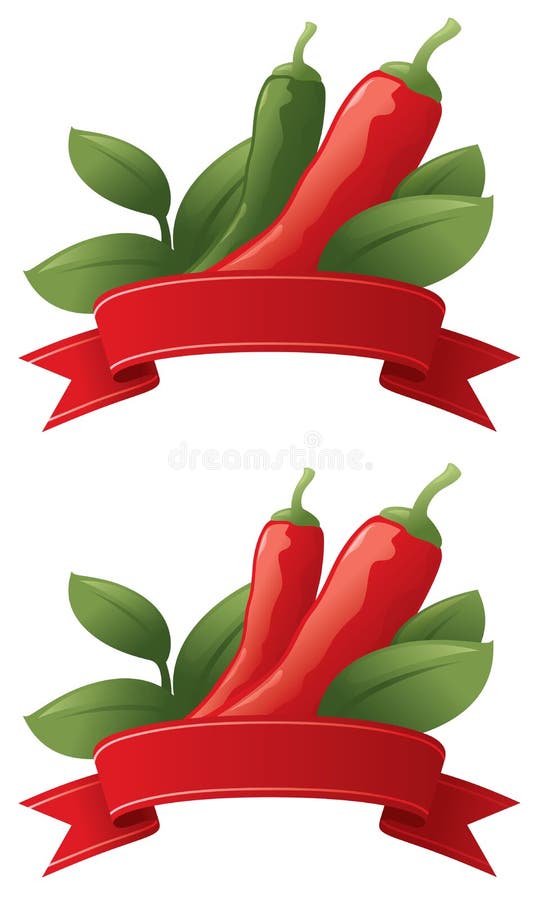 Hot Chili Ribbon Stock Illustrations – 227 Hot Chili Ribbon Stock ...