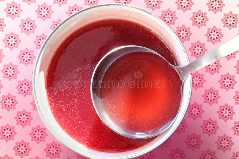 Kissel stock image. Image of dessert, buckthorn, orange - 102168527