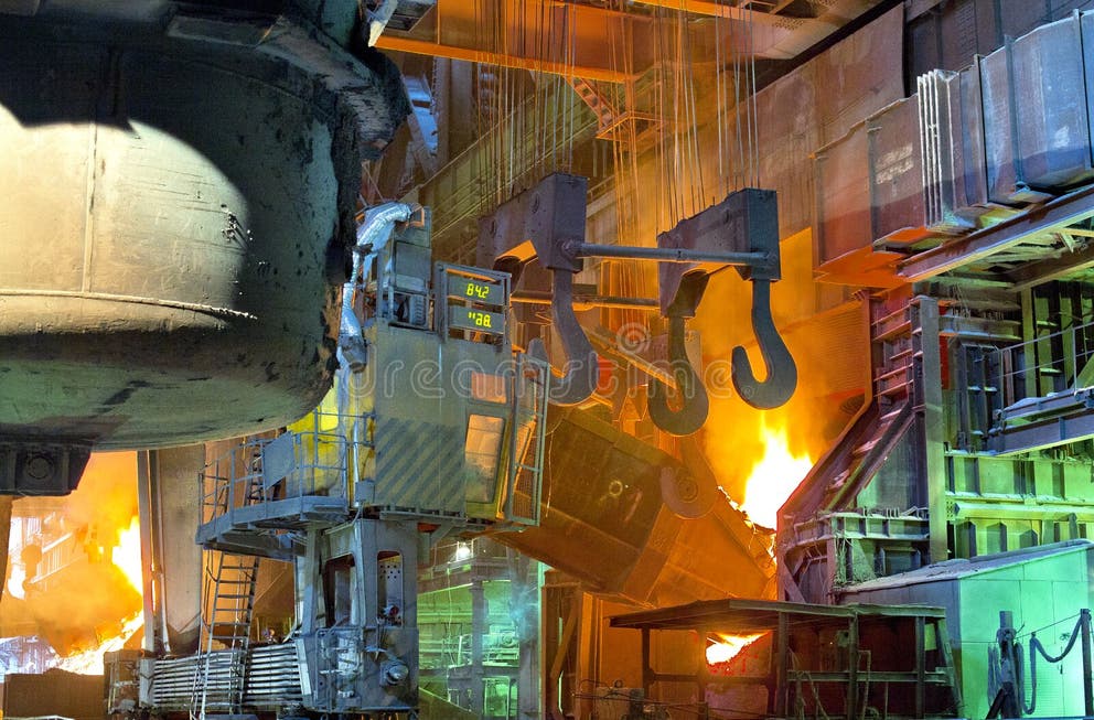 Hot red workshop stock photo. Image of indoors, loader - 66579634