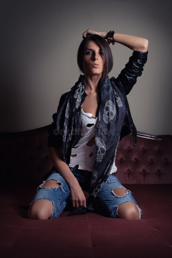 Rocker Girl Style Wallpaper