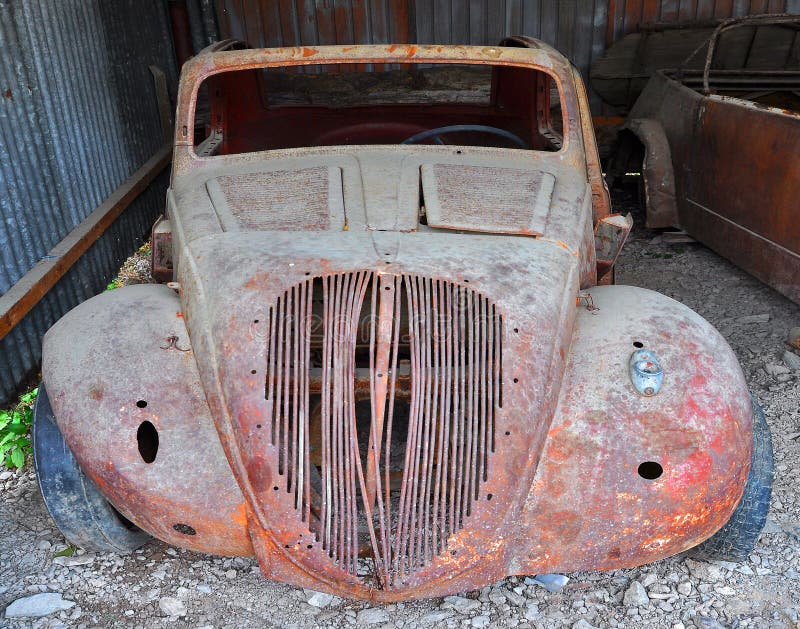 Rusty Car stock image. Image of vintage, rusting, rusty - 51339947