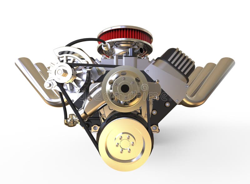 V8 Hemi Engine Emblem with Flames and Grunge Option Stock Vector ...