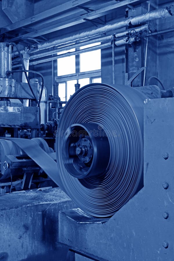 Hot Rolled Strip Steel Products Stock Photo - Image of products, tools ...
