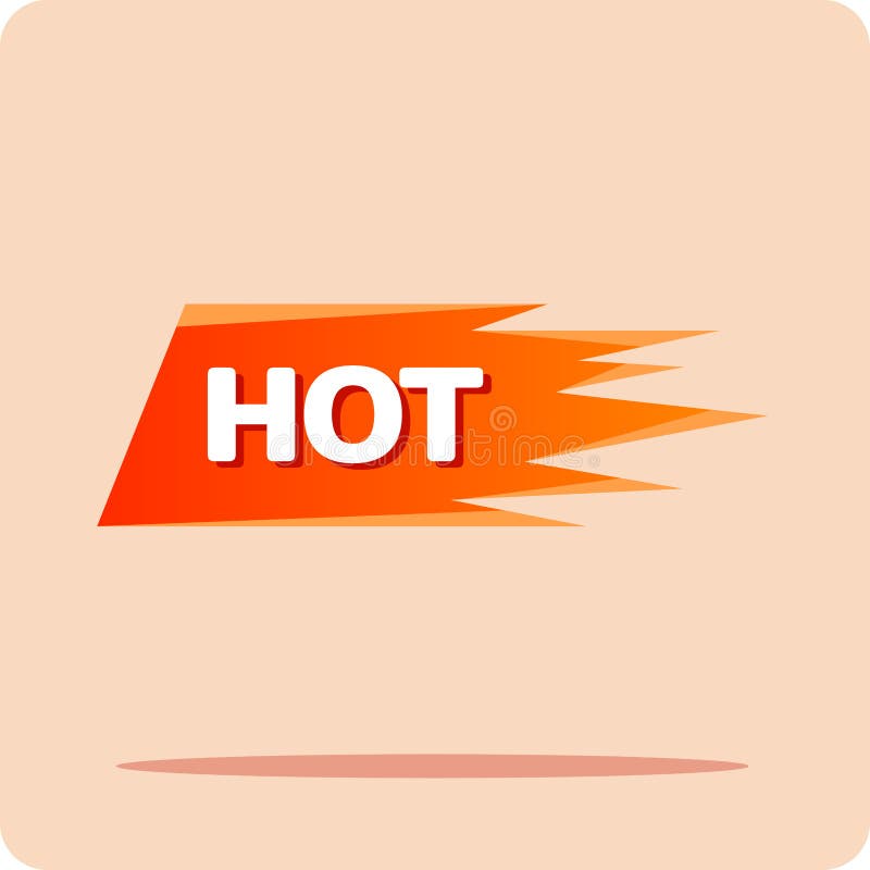 Hot Sale Price Labels Template Designs with Flame. Stock Vector ...