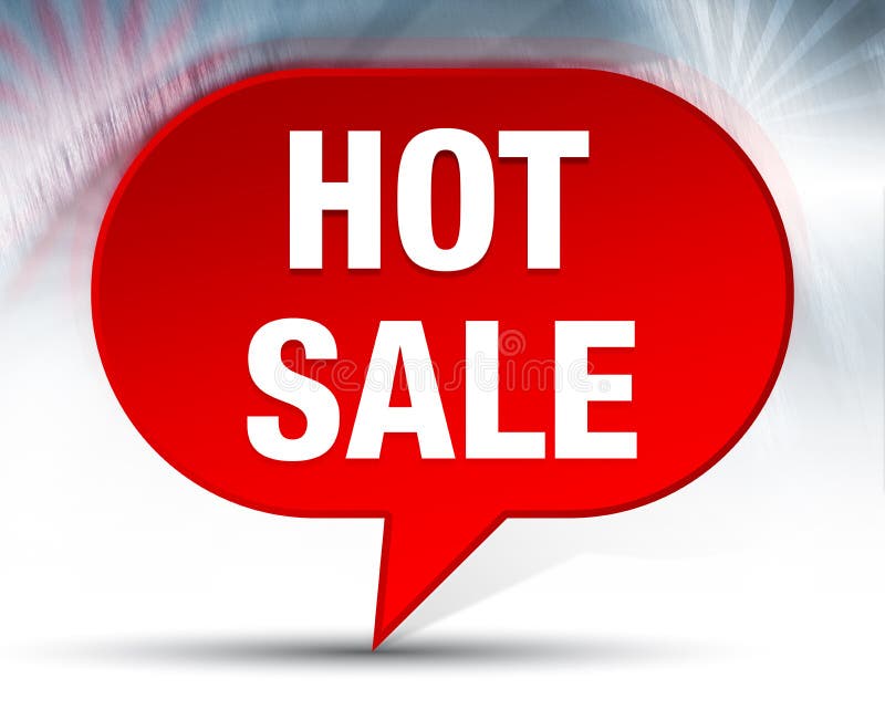 Hot Sale Red Bubble Background Stock Illustration - Illustration of ...