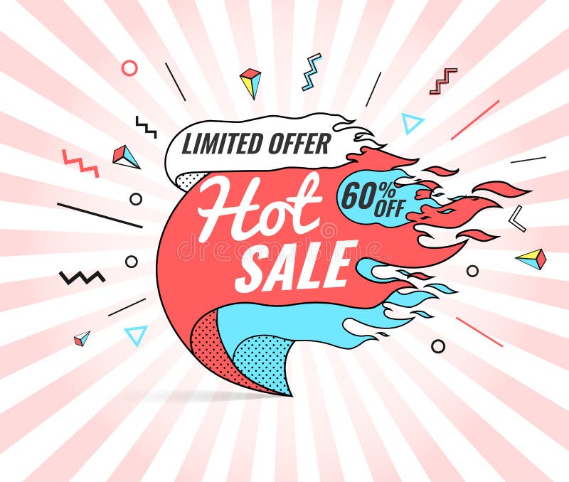 Hot Sale, Super, Weekend Special Offer. Stock Vector - Illustration of ...
