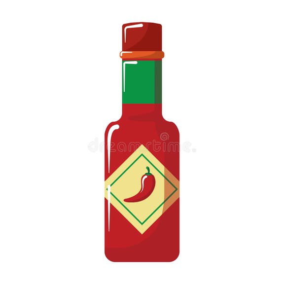 Hot Sauce. Vector Illustration Decorative Design Stock Vector ...