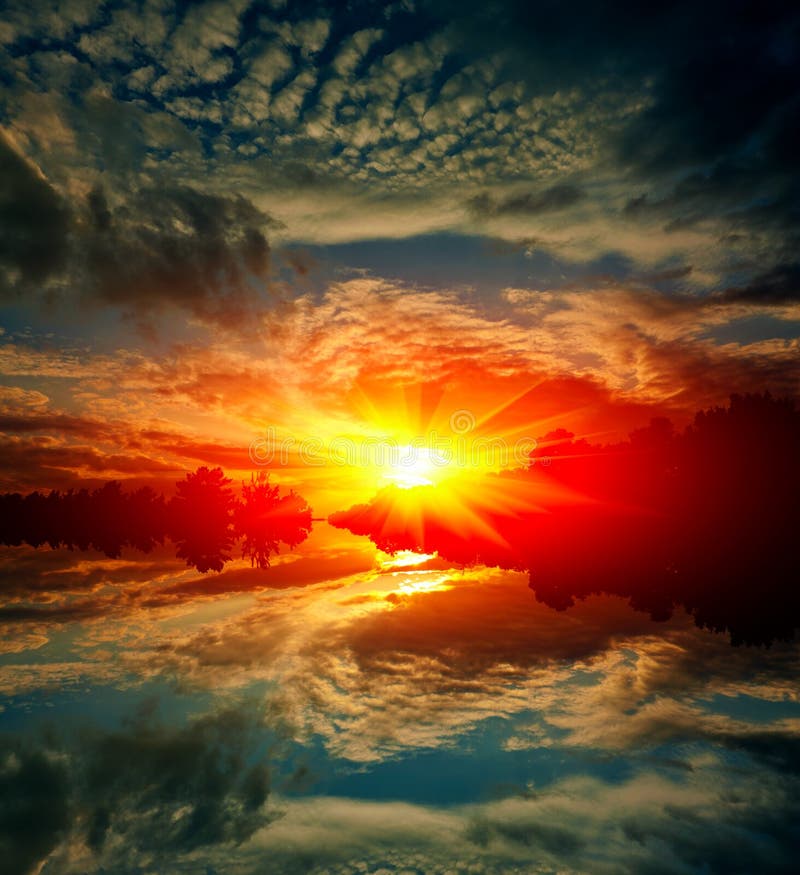 Hot scene on sunset stock photo. Image of contour, coastline - 24447152