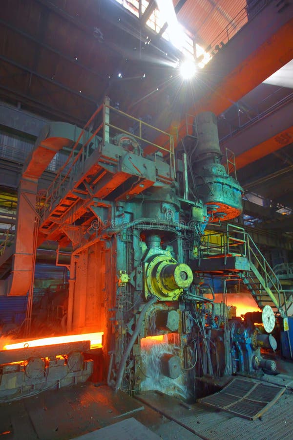 Hot slab are rolling stock photo. Image of reversing - 61337868