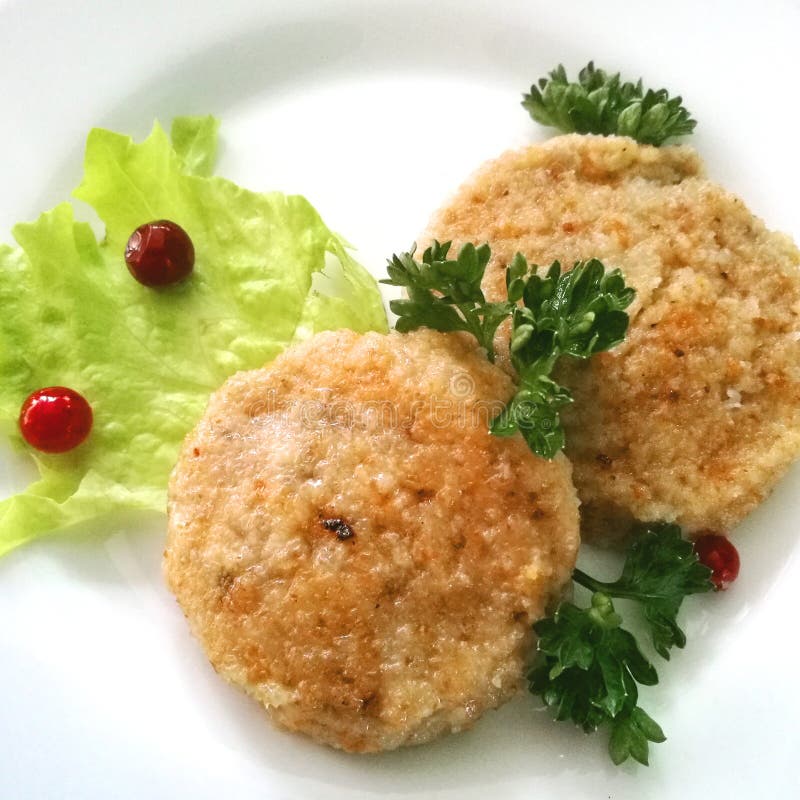 Hot Snacks on a White Plate. Menu Stock Image - Image of appetizer ...