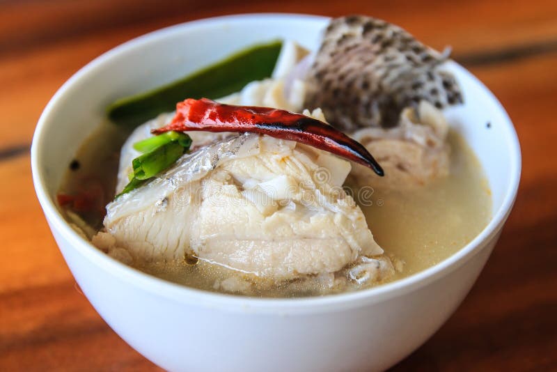 Hot and Sour Soup with Fish Stock Photo - Image of lunch, traditional ...