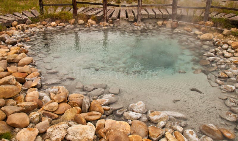 Hot spring stock image. Image of hydrothermal, color - 19508881