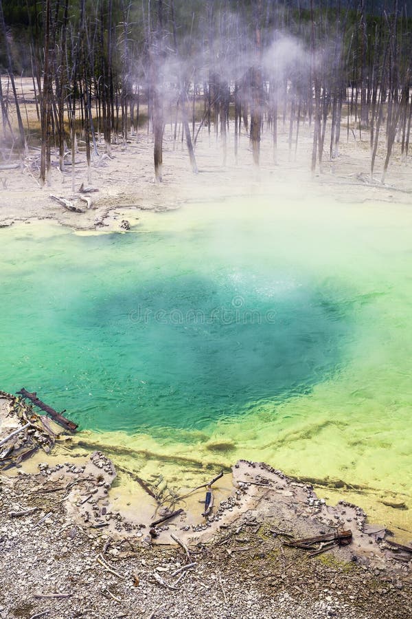 Hot spring stock image. Image of america, spring, national - 26805011