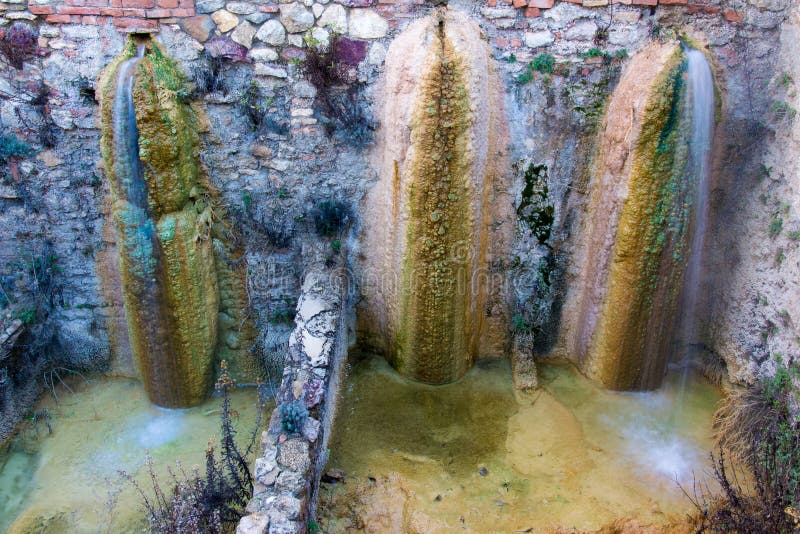 Hot Spring Baths of Hot Water Stock Photo - Image of europe ...