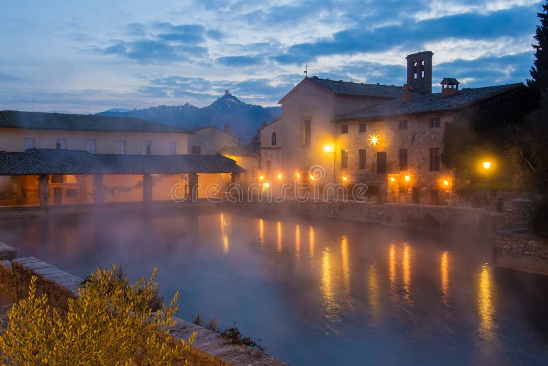 Hot Spring Baths of Hot Water Stock Photo - Image of look, house: 65361282