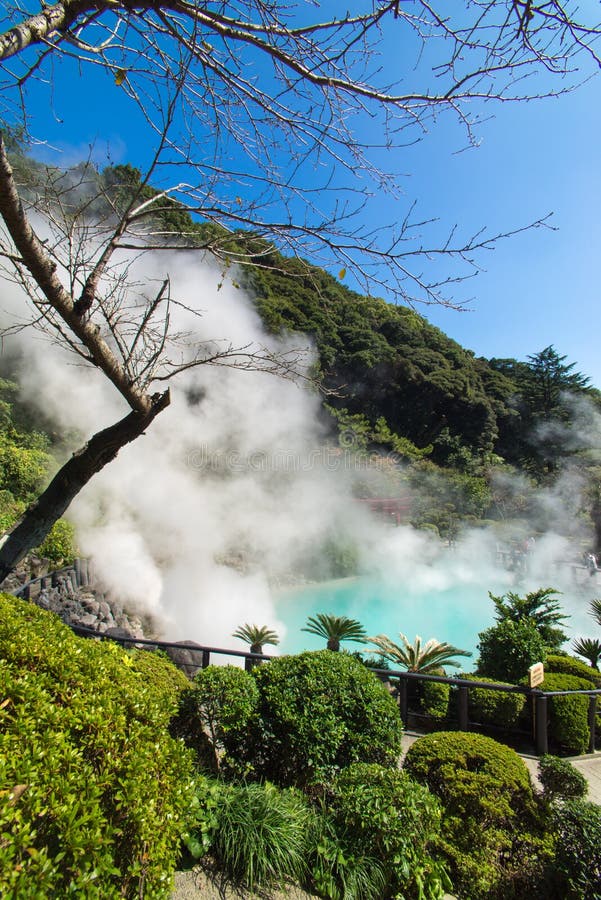 Hot Spring, Beppu, Oita, Japan Stock Photo - Image of mineral, geology ...