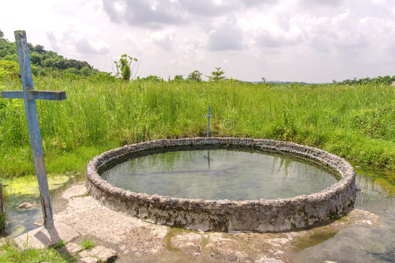 Hot Spring in Capas, Philippines Stock Image - Image of water, spring ...