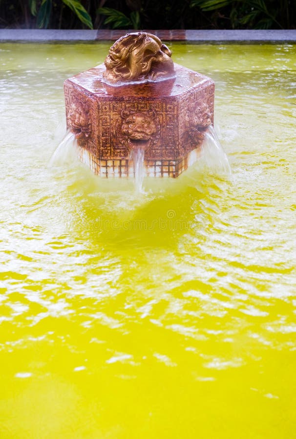 Hot spring in China stock photo. Image of tranquility - 12873058