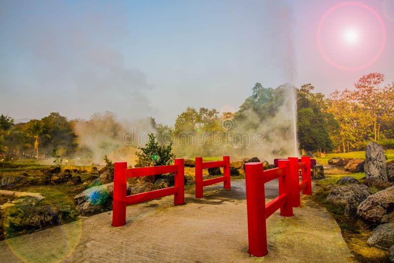 Hot spring stock photo. Image of springs, environment - 269078196