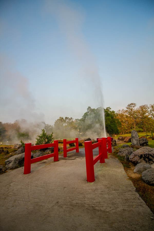Hot spring stock photo. Image of nature, chiangmai, environment - 275187718