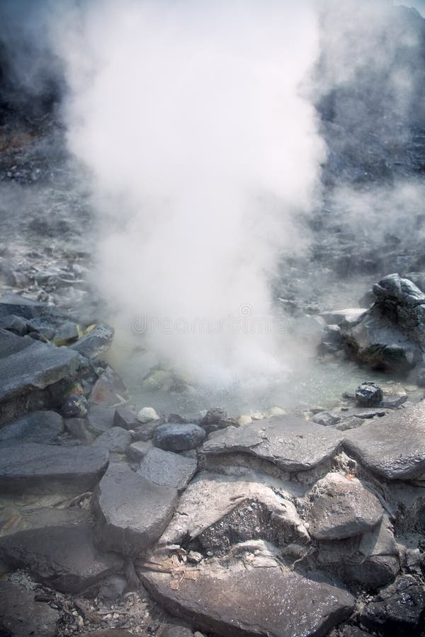 Hot spring stock photo. Image of indonesia, pool, crater - 41484540