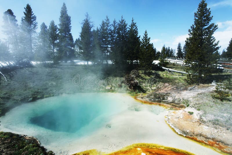 Hot spring pool stock image. Image of glory, spring, pool - 9549469