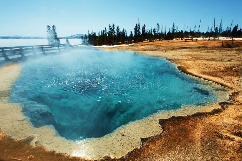 Hot spring pool stock image. Image of glory, recreation - 54175075