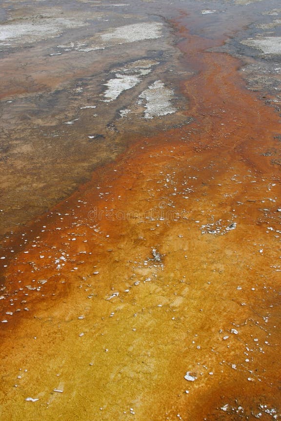 Hot spring run off stock image. Image of colorful, national - 11001517