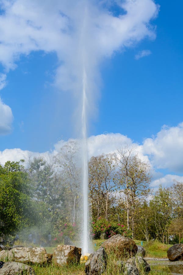 Hot spring, Thailand stock photo. Image of asian, green - 48764718