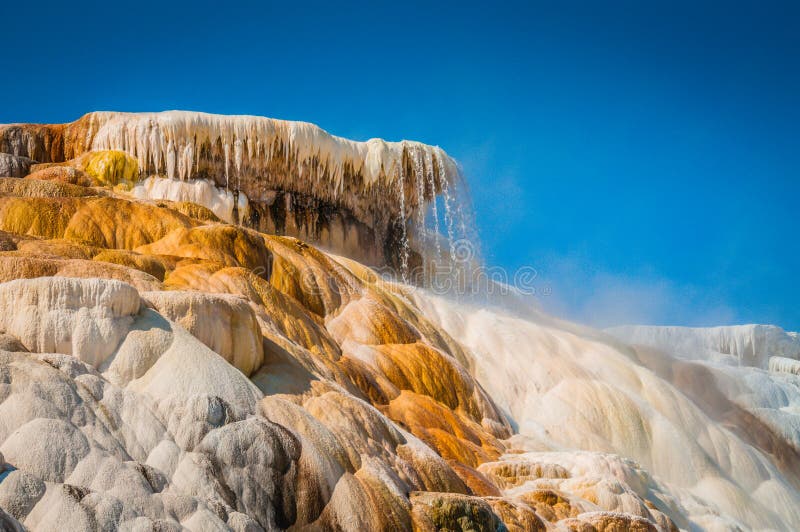 Hot spring stock photo. Image of scenic, steam, scenery - 33846890