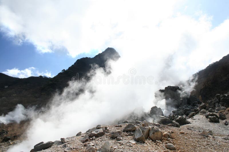 Hot Spring Water Hells, Red Pond in Umi Jigoku at Beppu, Oita-shi ...