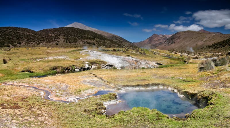Hot springs in Bolivia stock photo. Image of thermal - 22266086