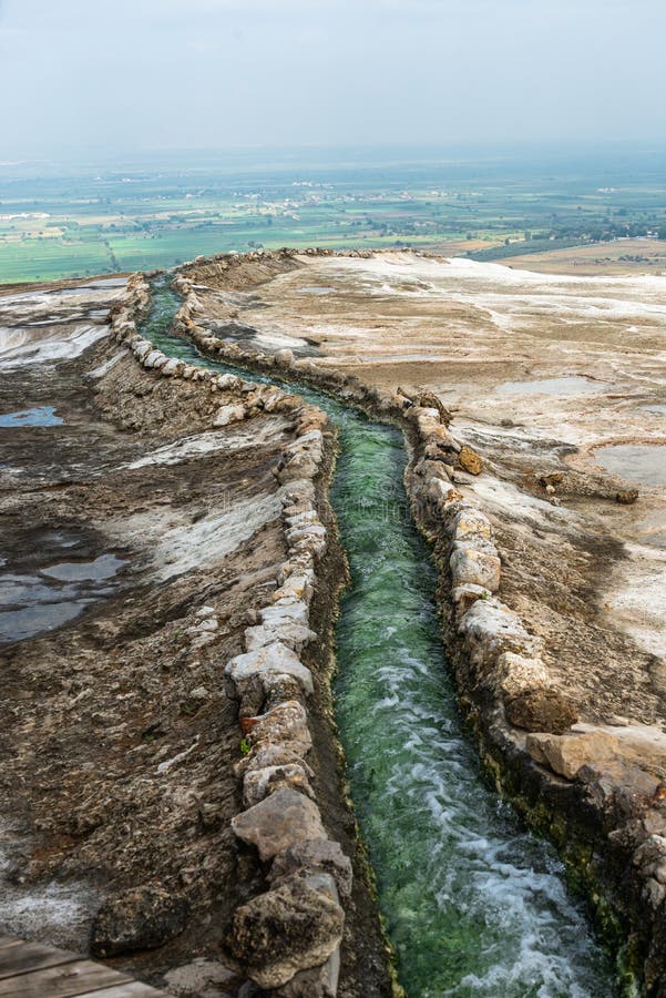 Hot Springs in Pamukkale, Turkey Stock Photo - Image of anatolia ...