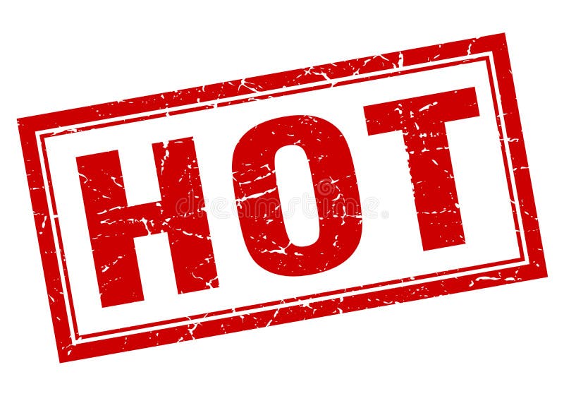 Hot stamp stock vector. Illustration of label, vector - 125215247