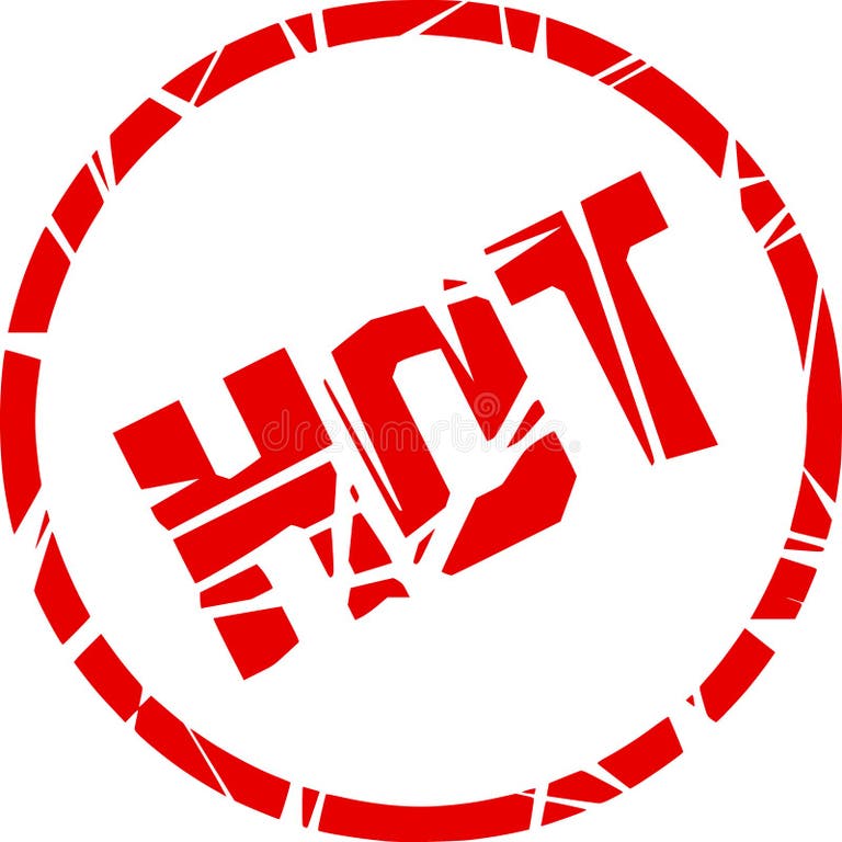 Hot stamp stock vector. Illustration of conceptual, stamp - 5117567